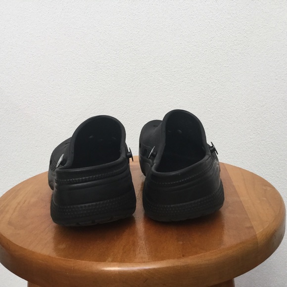 CROCS | Shoes | Classic Black Croc Water Clog Size Womens 6 Mens 4 ...